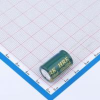 China Low Leakage Current HRK CD2882272AM1321VFL Plug-in Aluminum Electrolytic Capacitor with Green Sleeve for sale