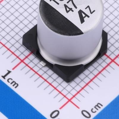 China 47F 100V aluminum electrolytic capacitor HRK GVZ2A476M1010CNVC with surface mount type and halogen free design for sale