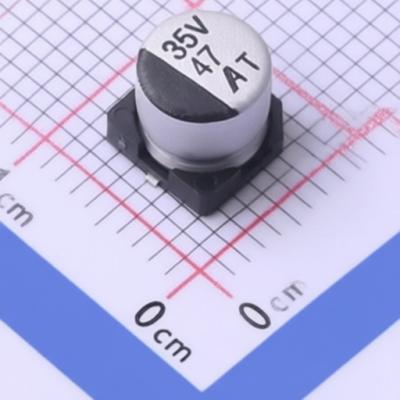 China 47uF 35V Aluminum Electrolytic Capacitor HRK GVT1V476M0606CNVC SMD Compact Size Operating Temperature for sale