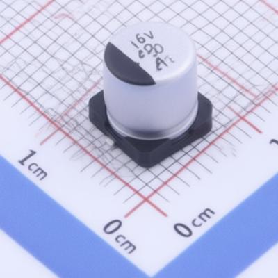 China Aluminum Electrolytic Capacitor HRK GVE1C227M0608CNVC 220uF 16V Surface Mount SMD for High Frequency for sale