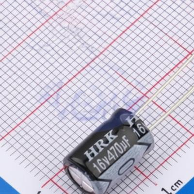 China long lasting plug-in aluminum electrolytic capacitor HRK CD110477M1A0812VFL with stable capacitance for sale