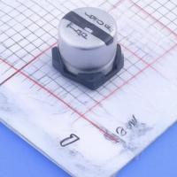 China Aluminum Electrolytic Capacitor 100uF 25V Low ESR Compact Size HRK GVE1E107M0606CNVC for Surface Mounting for sale