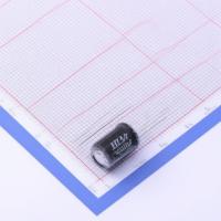 China Industrial grade HRK 16V470uF CD110 plug in aluminum electrolytic capacitor with black sleeve design for sale