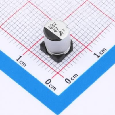 China Surface Mount Aluminum Electrolytic Capacitor HRK GVT1J476M0608CNVC 47F 63V RoHS Halogen Free for sale