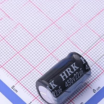China General purpose HRK 450V22uF CD110 plug in aluminum electrolytic capacitor with durable construction for sale