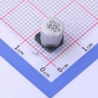China 220F 25V aluminum electrolytic capacitor HRK GVT1E227M0608CNVC with low leakage current and halogen free for sale