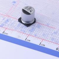China Aluminum Electrolytic Capacitor Surface Mount 1000uF 10V HRK GVT1A108M1010CNVC Long Life Performance for sale