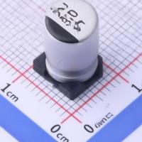 China Surface Mount Aluminum Electrolytic Capacitor HRK GVT1E337M0810CNVC 330uF 25V Wide Temperature Range for sale