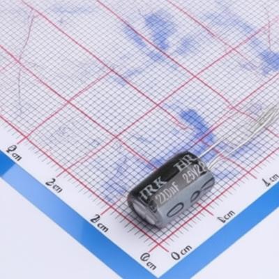 China Plug in aluminum electrolytic capacitor HRK CD110227M1E0812VFL with wide temperature rating and robust design for sale