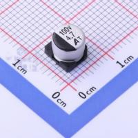 China Surface Mount Aluminum Electrolytic Capacitor HRK GVT2A475M0606CNVC 100V 4.7uF Wide Temperature Range for sale