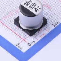 China Surface Mount Aluminum Electrolytic Capacitor HRK GVZ1V337M1010CNVC with 330uF 35V and Extra Low ESR for sale