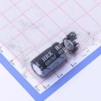 China aluminum electrolytic capacitor HRK 400V10uF CD110 with rated voltage 400 volts and capacitance 10uF for sale