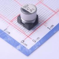 China Low ESR Aluminum Electrolytic Capacitor HRK GVE1V476M0606CNVC 47uF 35V SMD Type with Wide Temperature Range for sale