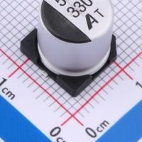 China 330uF 50V Aluminum Electrolytic Capacitor HRK GVT1H337M1010CNVC Surface Mount SMD Component for sale