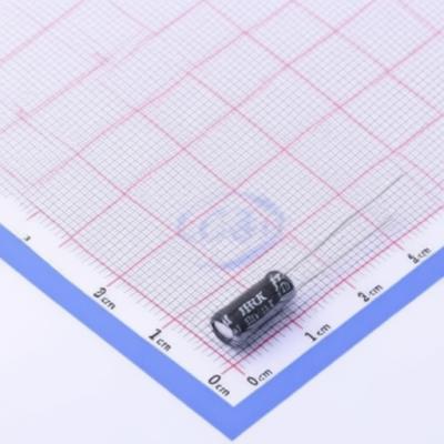China Durable HRK 50V1uF CD110 aluminum electrolytic capacitors with low leakage current and dissipation factor for sale
