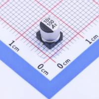 China Aluminum Electrolytic Capacitor HRK GVE1A107M0506CNVC 100uF 10V SMD with Surge Voltage Rating of 11.5 VDC for sale