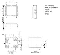 China Quartz crystal component huaxindianzi 3Y010000VP designed for stable frequency output and consumption for sale