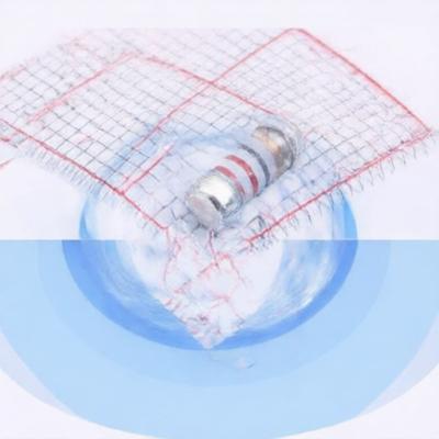 China Wire Wound Wafer Resistor Huaxing Mechanical-Elec RXM0309-22RJ for Energy Saving Lamps and Chargers for sale