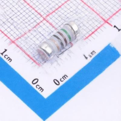 China Durable Wire Wound Wafer Resistor Huaxing Mechanical-Elec RXM0411-51RJ Double Cap Non Flammable Coated for sale