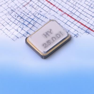 China Crystal Oscillator Huiyuan crystal HY25MSMD50324POB1R10 with 8 to 32MHz Frequency Stability and Load Capacitance Options for sale