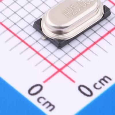 China Frequency stable oscillator Huiyuan crystal HY25M49SBSMDOB1R30 fundamental mode frequency range 6.7458 to 32MHz for sale