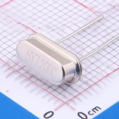China Crystal oscillator Huiyuan crystal HY72M49SGB2T02 HC49S 2DIP series frequency 3.579545 to 39.550 megahertz stable operation for sale