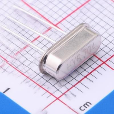 China crystal oscillator Huiyuan crystal HY8704M49S3DIPOB2T02 HC49S-3DIP series for frequency control applications for sale