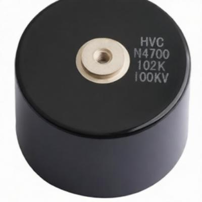 China Ceramic Dielectric Capacitor N4700 Rated Voltage 100KV Capacitance 1000PF HVC HVCT8G-100KV-DL60-102K Dimensions 60MM for sale