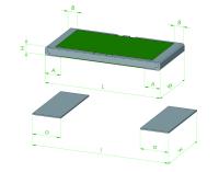 China High power 2 watt resistor Isabellenhuette VMP-R160-1.0-U with low resistance 0.005 ohm and 2010 size for sale