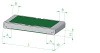 China Compact 1206 size resistor Isabellenhuette VMK-R180-1.0-U offering constant current capability up to 10 amperes for sale