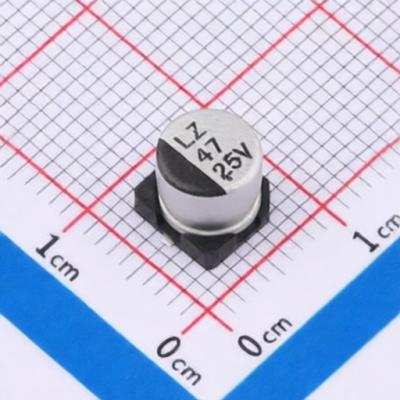 China Surface Mount Aluminum Electrolytic Capacitors JARSON LZ1E470M0606 with RoHS 2.0 and REACH Compliance for sale