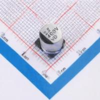 China Surface Mount Aluminum Electrolytic Capacitor 2.2F 400V JARSON VD2G2R2M0810 with Black Marking Color for sale