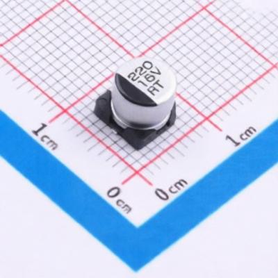 China High Density PCB SMD Aluminum Electrolytic Capacitor JARSON RT1C221M0606 220 Microfarad 6 Point 3 Volt for sale