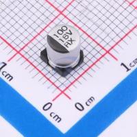 China Miniature surface mount aluminum electrolytic capacitor JARSON RX1C101M0506 with ultra low impedance and long lifespan for sale