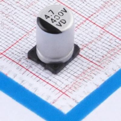 China Surface Mount Aluminum Electrolytic Capacitor JARSON VD2G4R7M0813 400V 4.7F 20 Tolerance 8mm Diameter 13mm Height for sale