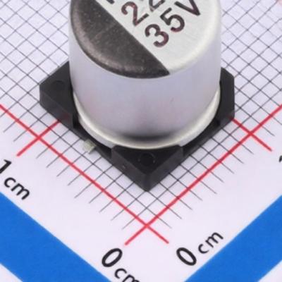 China SMD aluminum electrolytic capacitor JARSON KL1V221M1010 with RoHS 2.0 and REACH SVHC 240 certification for sale