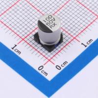 China Surface Mount Aluminum Capacitor JARSON RX1H101M0607 6.3 Volt 10 Microfarad with Low Leakage Current for sale