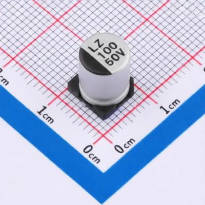 China High Frequency Surface Mount Aluminum Electrolytic Capacitors JARSON LZ1H101M0810 with Low Impedance for sale