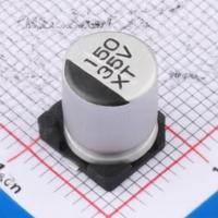 China capacitor JARSON XT1V151M0810 designed for high density PCB surface mounting and reflow soldering processes for sale