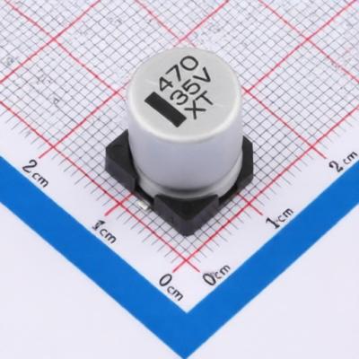 China Durable PCB capacitor JARSON XT1V471M1313 with compliance to 219 SVHC RoHS 2.0 and REACH regulations for sale