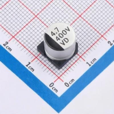 China 400V 4.7uF Surface Mount Aluminum Electrolytic Capacitor JARSON VD2G4R7M1010 with RoHS 2.0 Certification for sale
