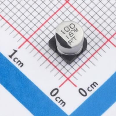 China SMD Aluminum Electrolytic Capacitors JARSON RT1C101M0506 Compliant with RoHS 2.0 and REACH Standards for sale