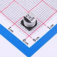 China Low impedance capacitor JARSON FZ1J100M0606 with 105C temperature endurance and surface mount design for sale