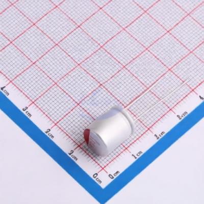 China Aluminum solid electrolytic capacitor JIERR PH35V470M10X12 rated 35 volts capacitance 470 microfarads for sale
