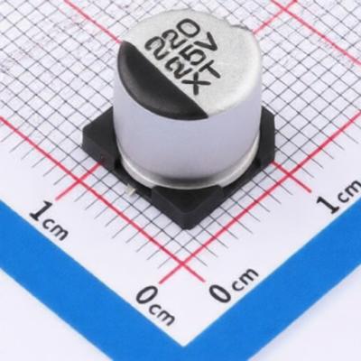 China SMD Aluminum Electrolytic Capacitors Featuring JARSON XT1E221M1010 with Compliance to RoHS and REACH for sale