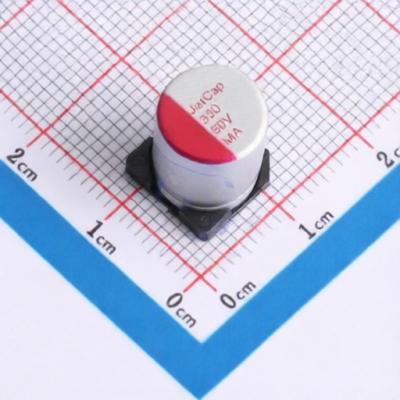 China SMD Aluminum Solid Capacitors with 105 Degree Temperature Rating JIERR MA50V330M10X12 Long Lifespan for sale