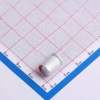 China Durable Aluminum Solid Capacitors Rated 100 Volts 47 Microfarads JIERR PA100V47M8X11 for Electronics for sale