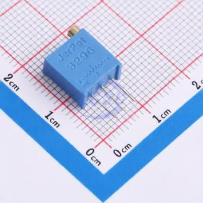 China Compact glass glaze potentiometer multi turn adjustment JIERR 3296W-1-502 performance component for sale