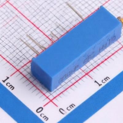China Multi turn adjustment glass glaze pre adjusted potentiometer JIERR 3006P 1 502 with compact and design for sale