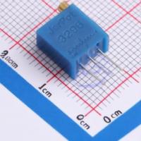 China Glass glaze pre adjusted potentiometer JIERR 3296W 1 204LF designed for resistance adjustment control for sale